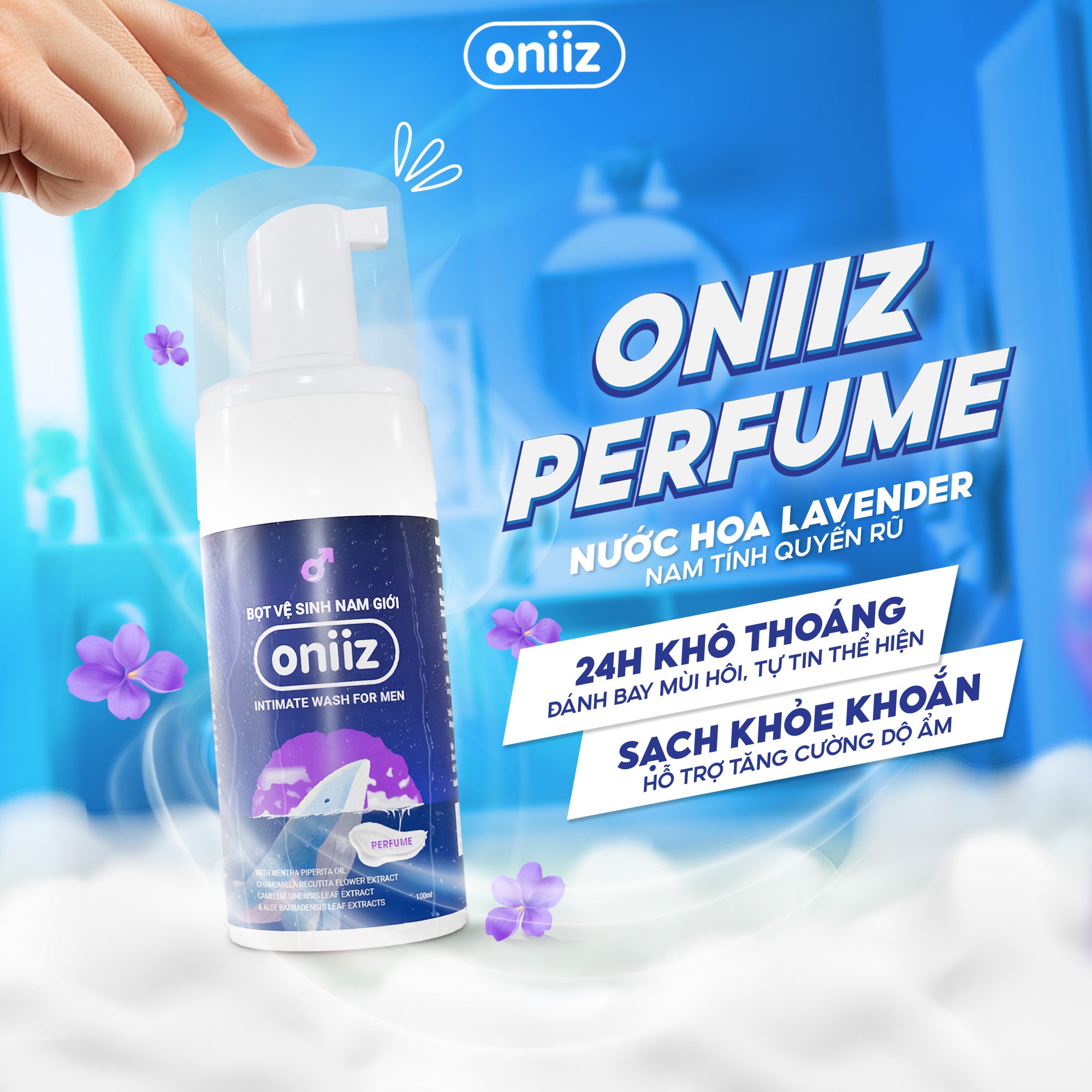 Bọt Vệ Sinh Nam Giới Oniiz Hương Nước Hoa Perfume 100ml – Oniiz Store